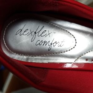 dexflex comfort | Shoes | Red Heels | Poshmark